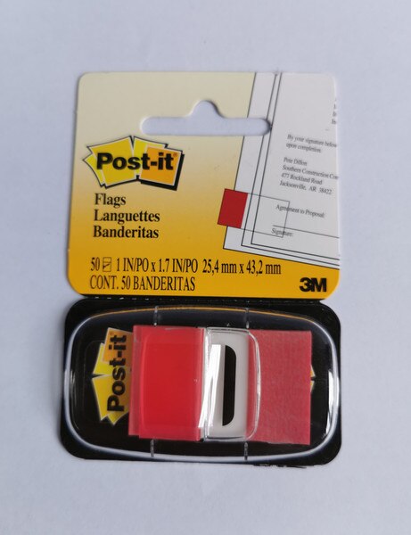 680-1 RED POST-IT FLAGS