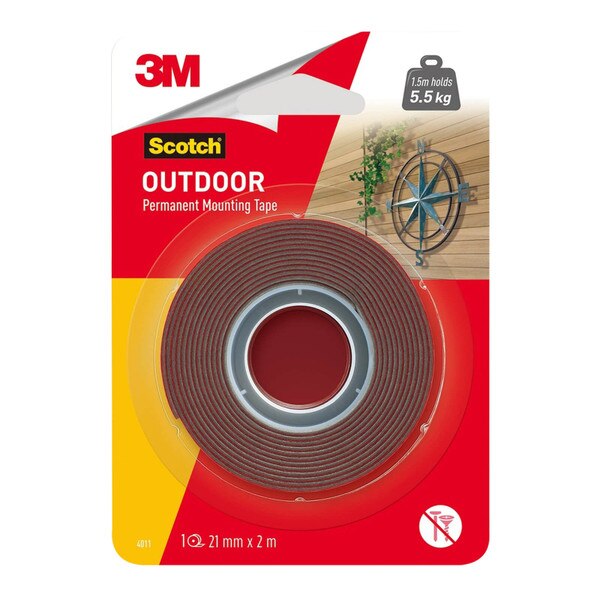 3M OUTDOOR MOUNTING TAPE 4011-2M