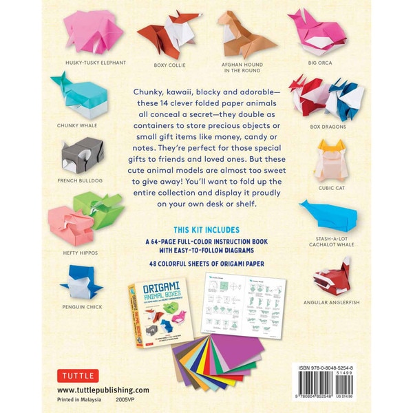 Origami Animal Boxes