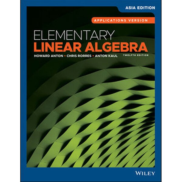 E-book, Elementary Linear Algebra Howard Anton
