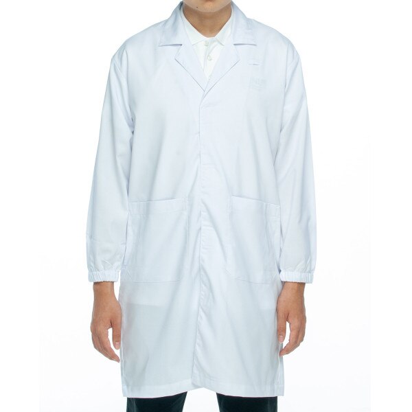 LONG SLEEVE VELCRO LAB COAT